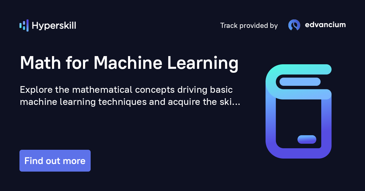 Math for Machine Learning · Hyperskill