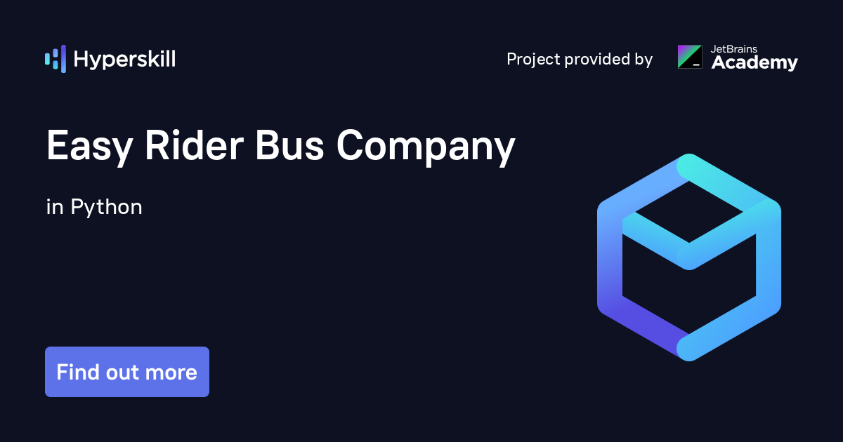 Easy Rider Bus Company · Hyperskill