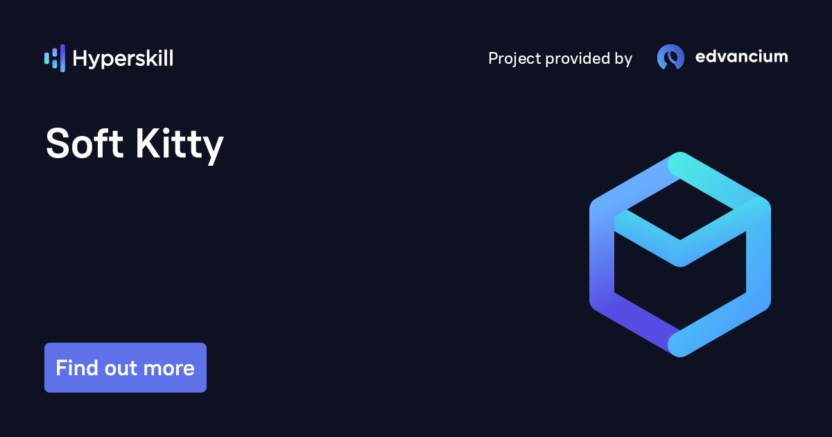 Soft Kitty · Hyperskill