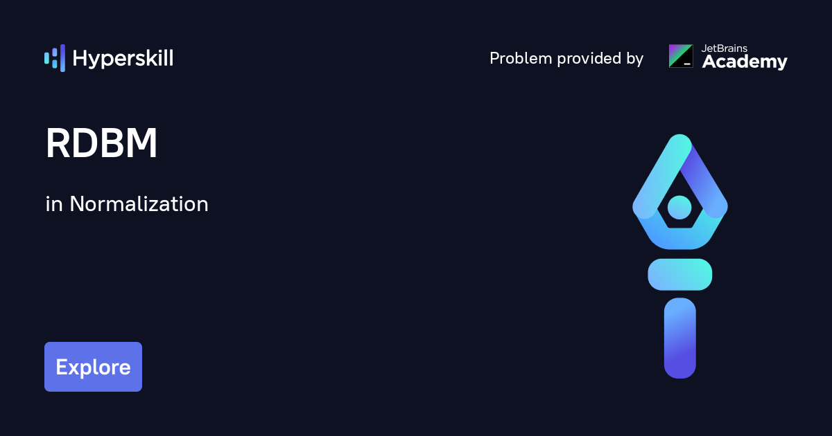 Knowledge verification · RDBM · Hyperskill