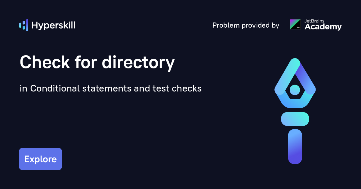 Knowledge verification · Check for directory · Hyperskill