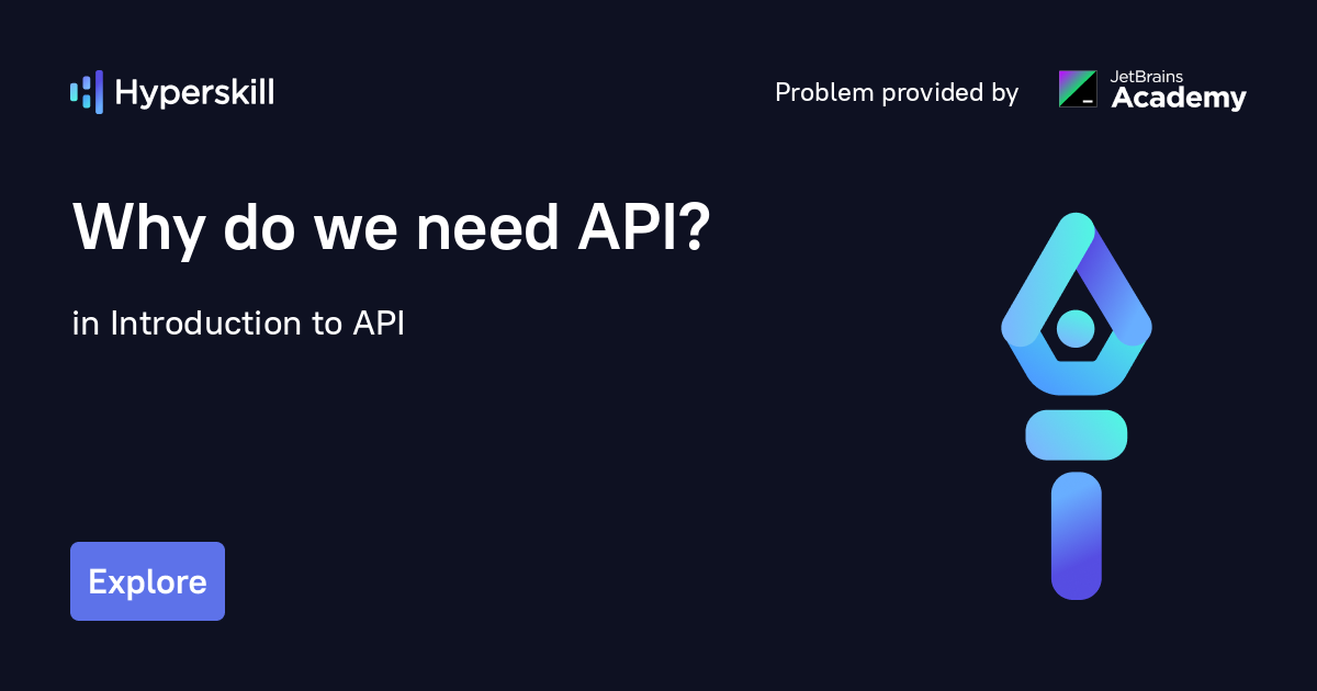 Why do we need API? · Introduction to API · Hyperskill