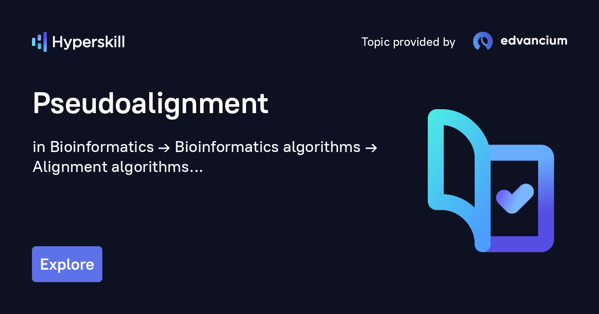 Pseudoalignment · Hyperskill