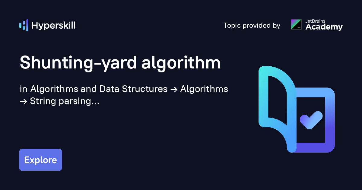 Shunting-yard algorithm · Hyperskill