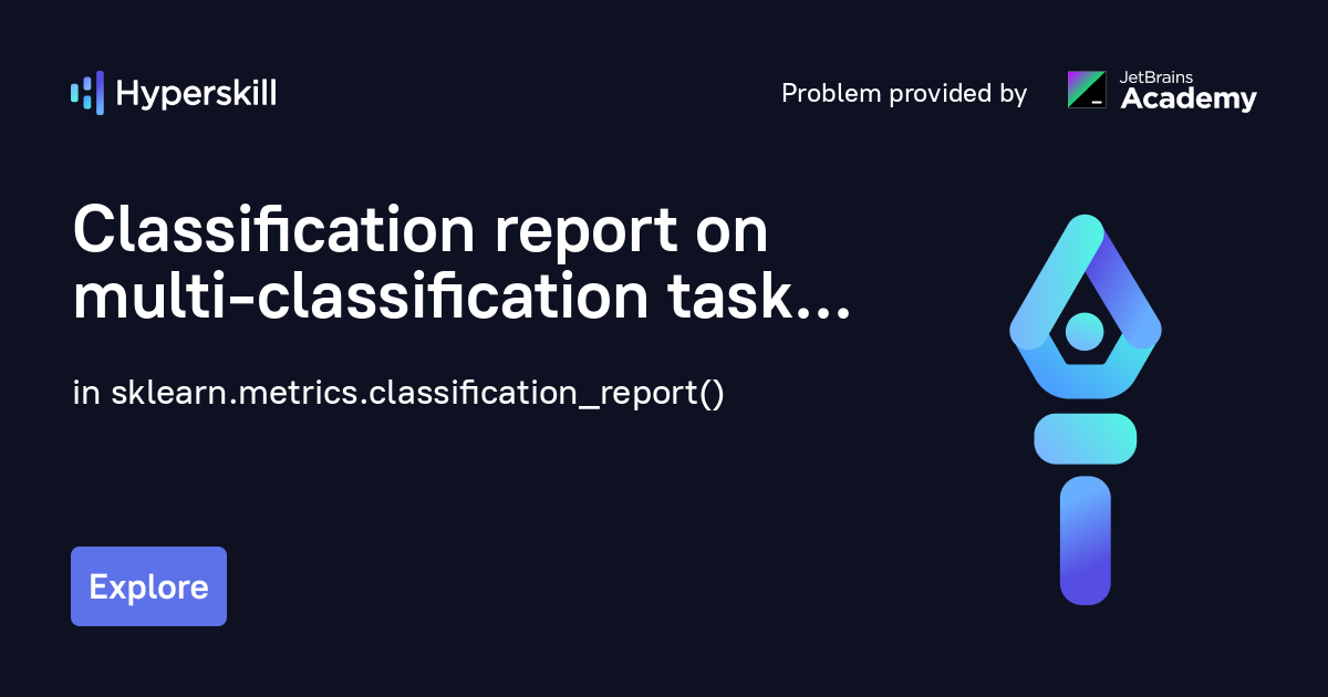 Classification Report Sklearn