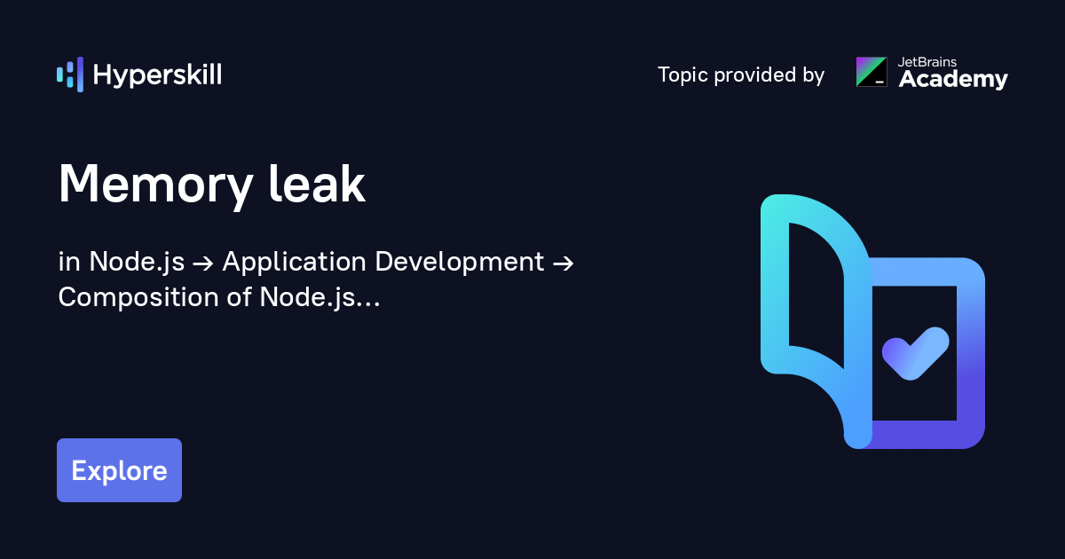 Memory leak · Hyperskill