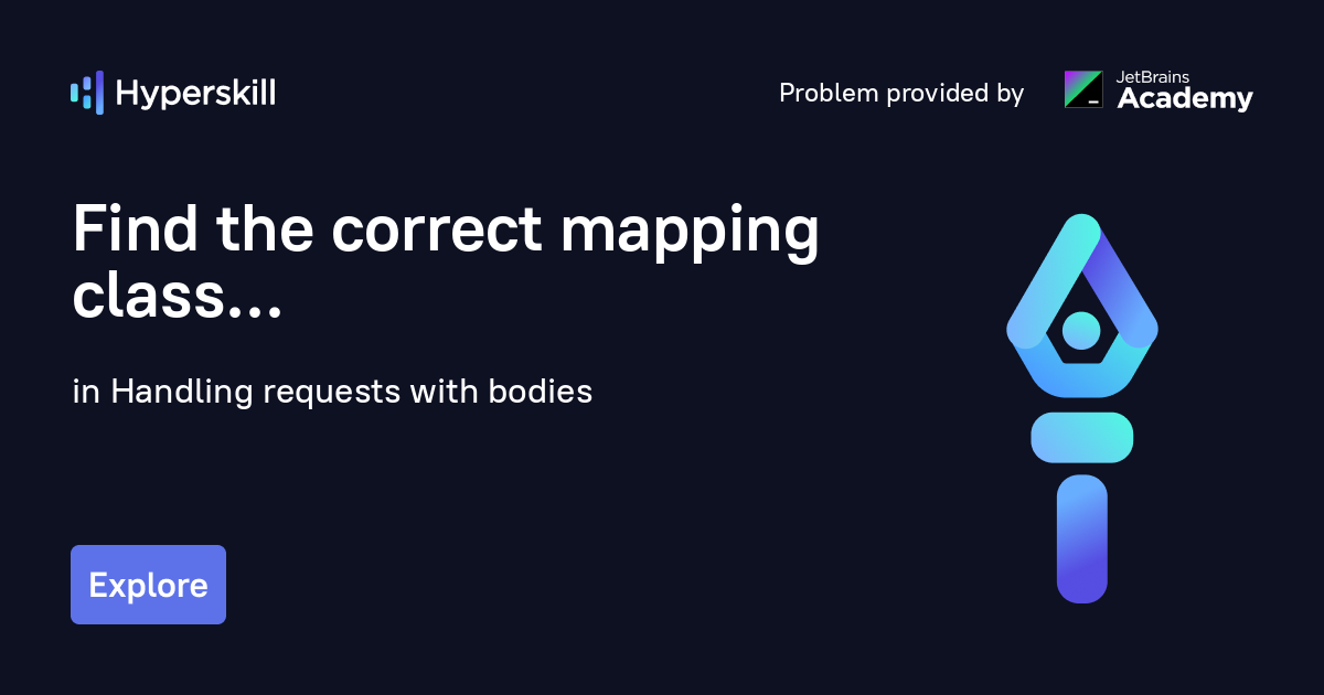 Knowledge verification · Find the correct mapping class · Hyperskill